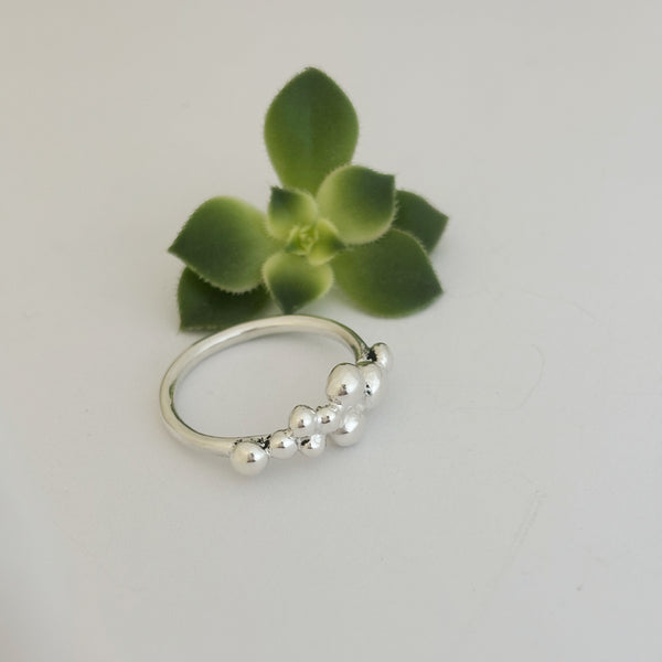Lots of Bubbles Sterling Silver Ring – Pip Keane Design