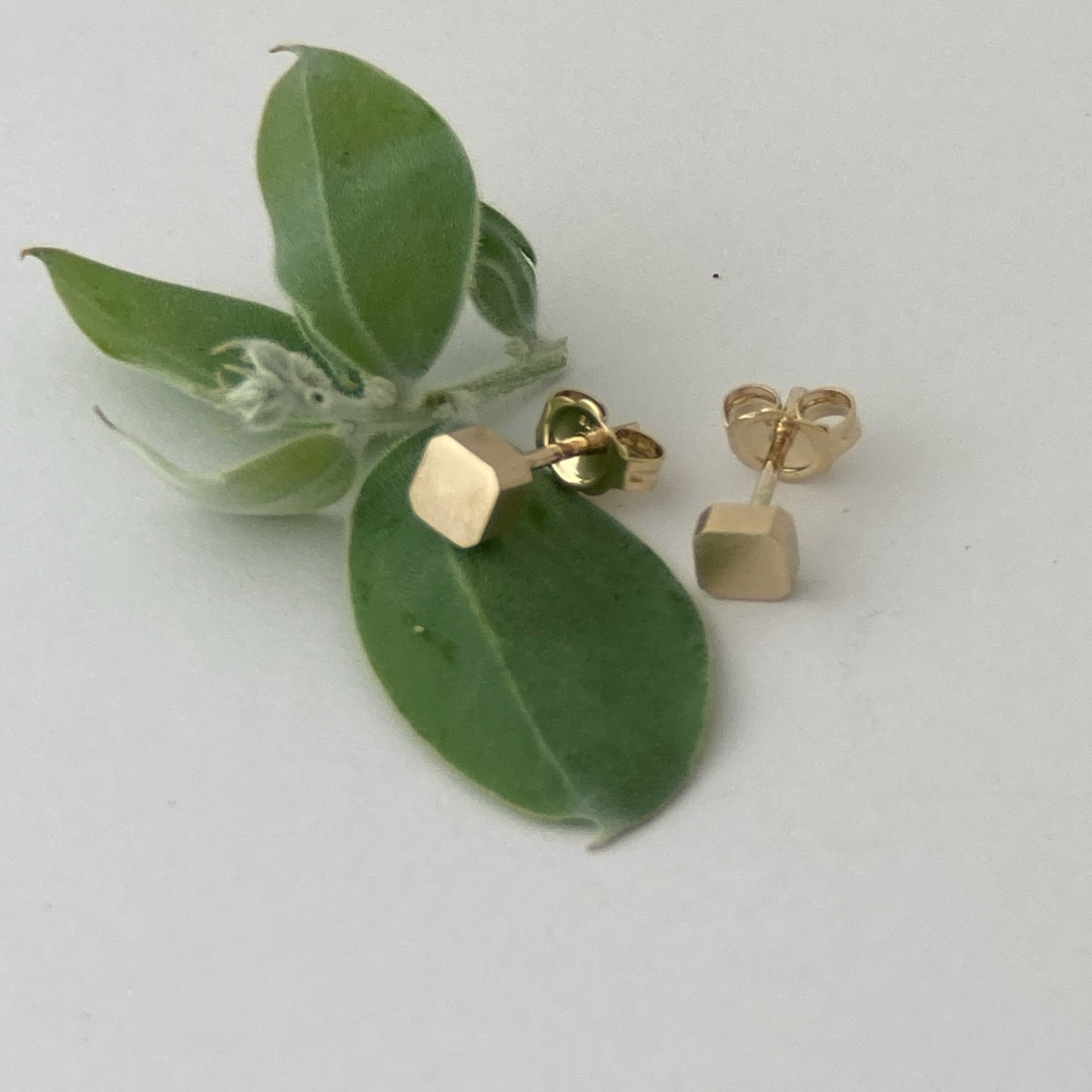 Square and Round sterling silver handmade studs for gifts – Pip Keane ...